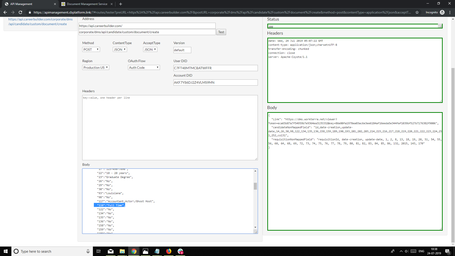 Dms 1674 Cbats Error In Managecustomfields Api Workterra Jira